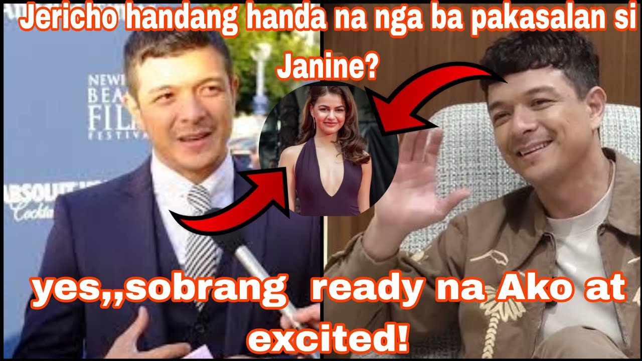 Jericho IBINAHAGI sa PUBLIKO na HANDA na siyang PAKASALAN si Janine! - YouTube