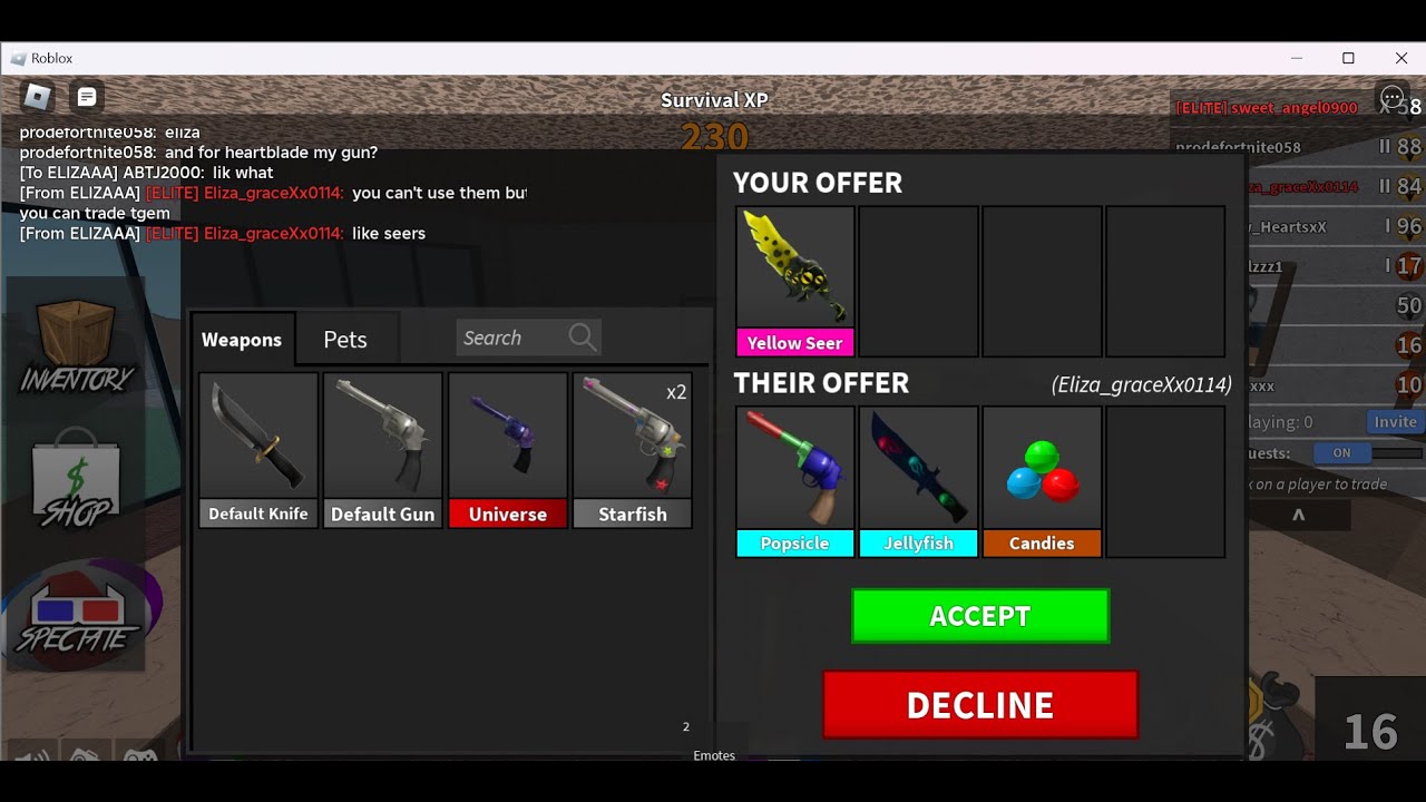 PLAYING MM2 (JOINS ON) (and ignore thumbnail) - YouTube