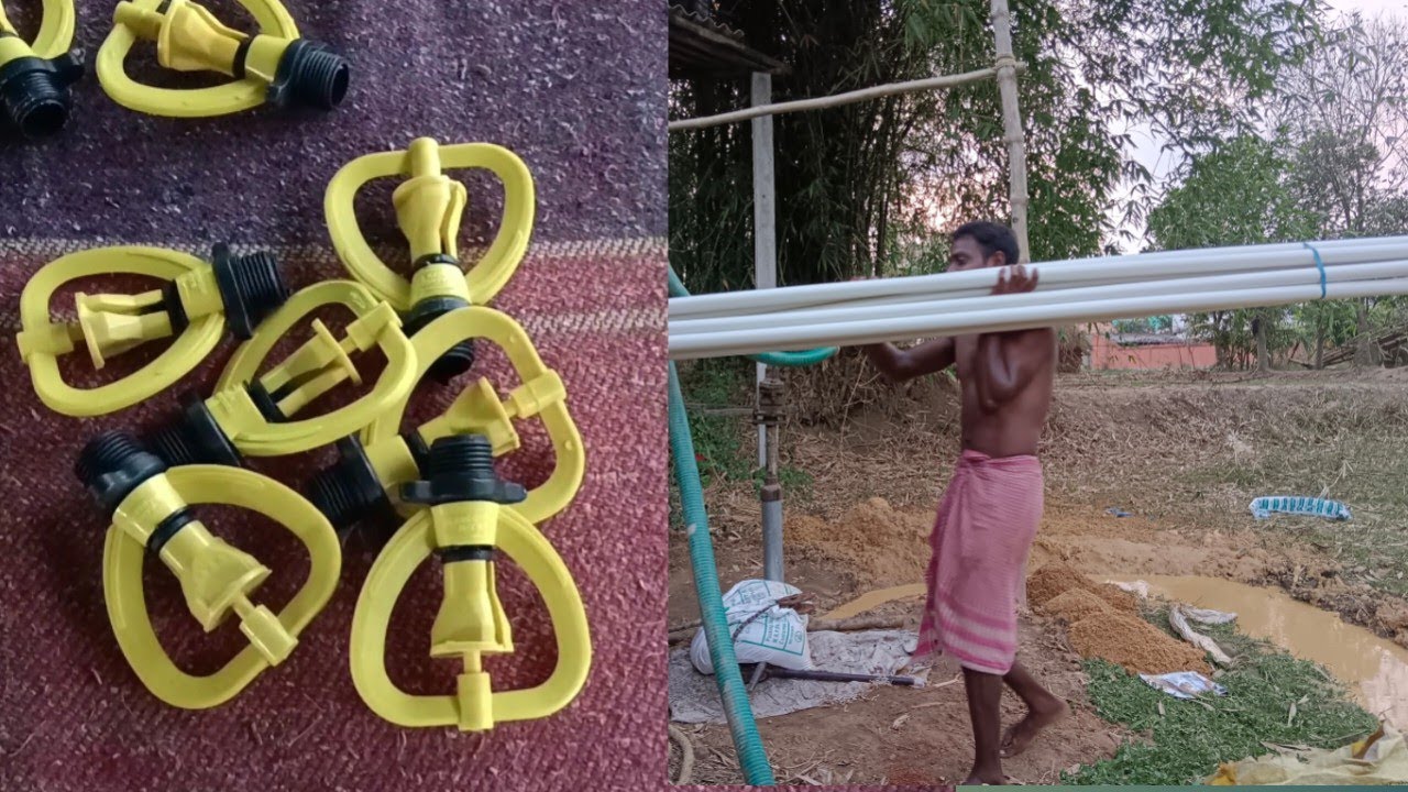 Shed Cooling system for summer season,Springler installation in farm ...