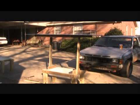 Deer Feeder Homemade Trough - YouTube