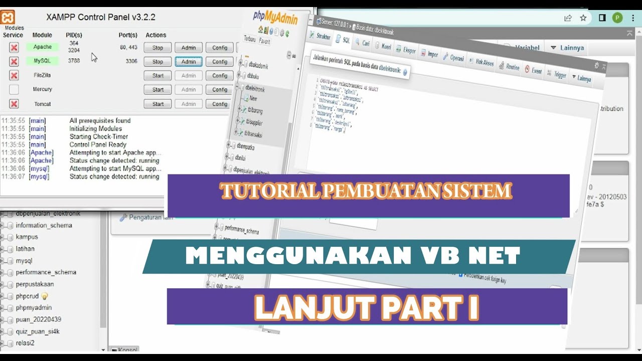 Tutorial pembuatan sistem informasi penjualan menggunakan VB net ...