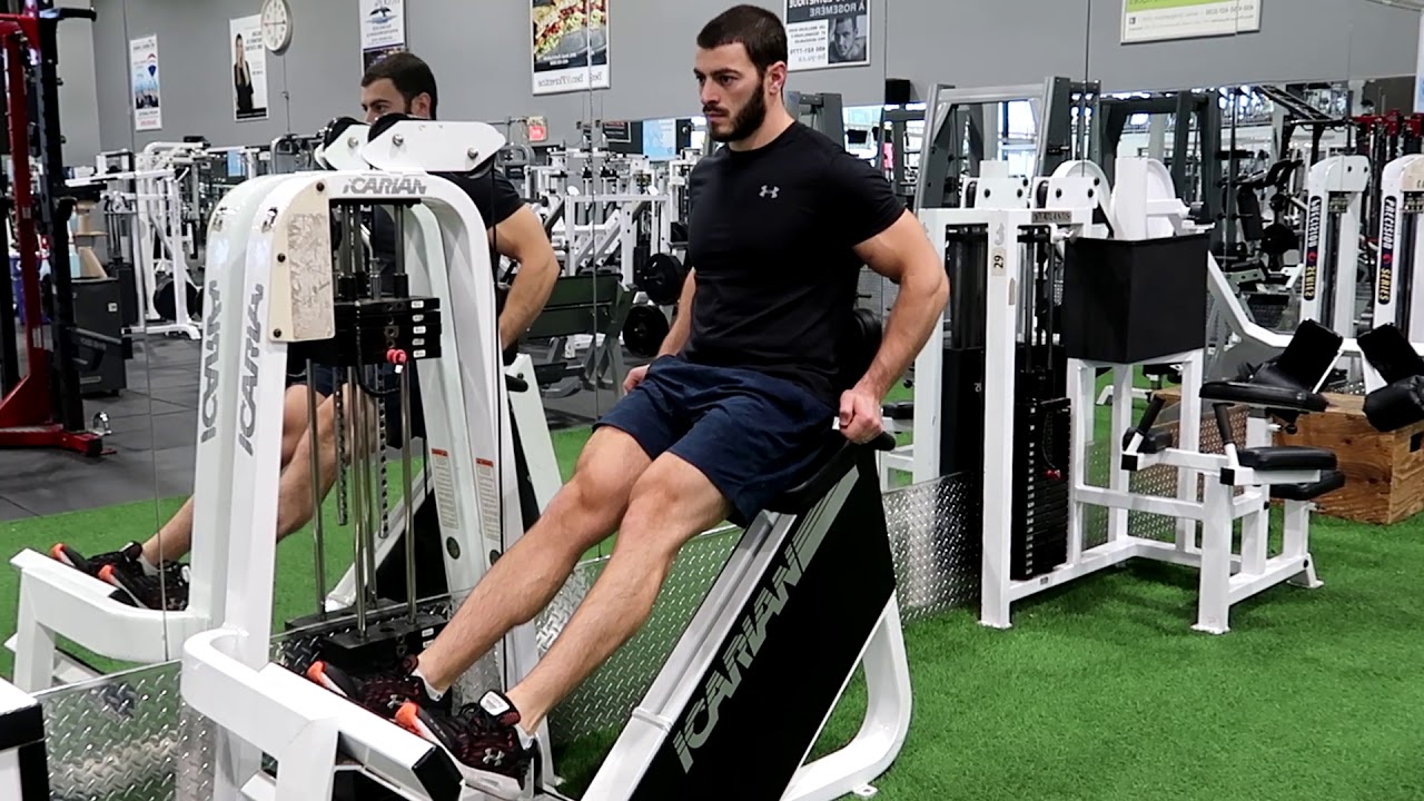 Sled Calf Raise - YouTube