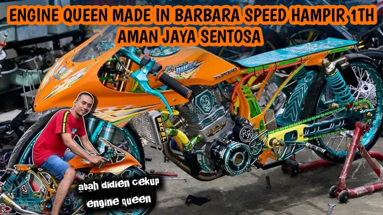 HAMPIR 1th ENGINE QUEEN MADE IN BARBARA SPEED AMAN JAYA SENTOSA😵 - YouTube