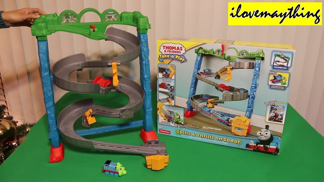 Thomas and Friends Take N Play - Spills and Thrills on Sodor Playset ...