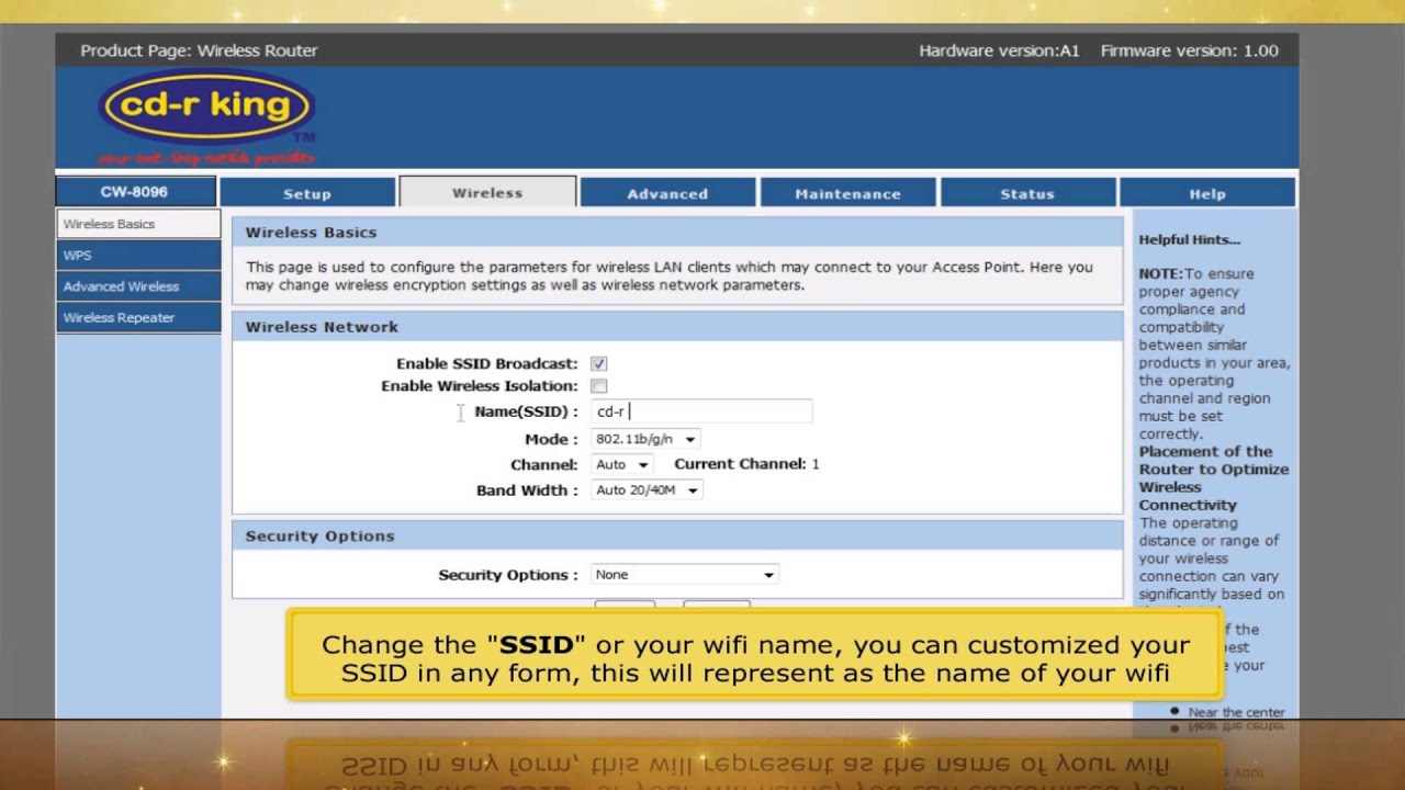 150mbps Wireless-N AP Router (WR-NET-052-CC) Windows 7 - YouTube