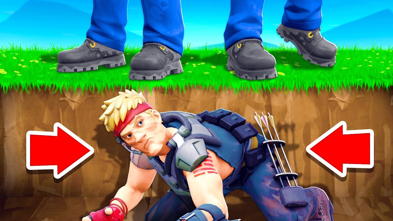 Hunter vs. Runner in Hide and Hunt in Fortnite! - YouTube