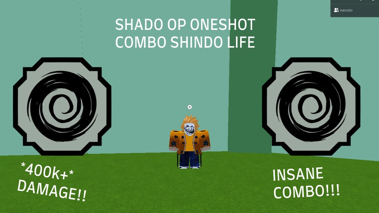 SHADO OP ONESHOT COMBO | Shindo Life Roblox - YouTube
