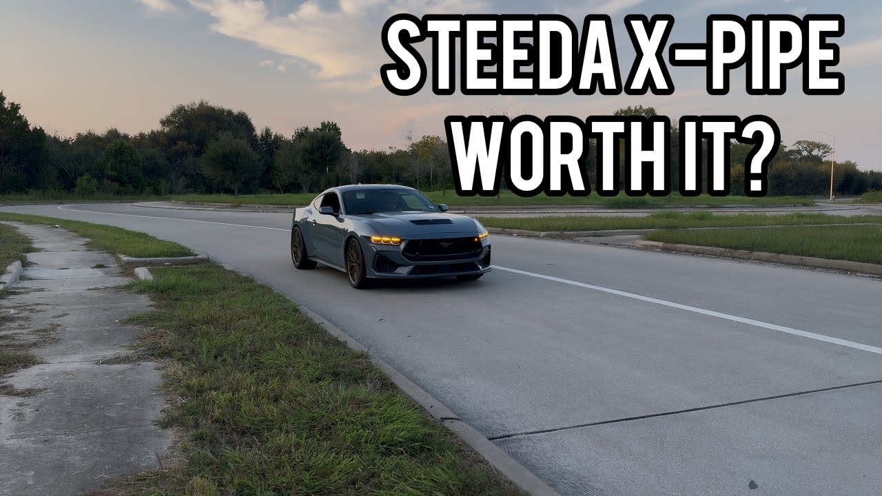 I Have A STEEDA X-PIPE On My 2024 Mustang GT! (Is It Loud Enough ...