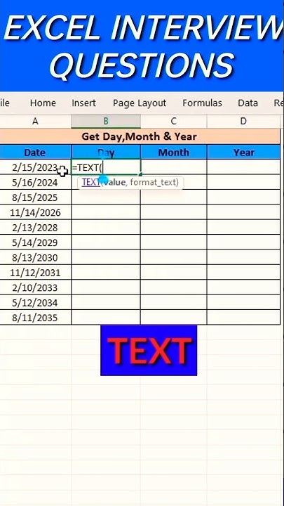 Ms Excel Interview Questions..Ms Excel Text Formula in Bangla tutorial #excel #shorts # ...