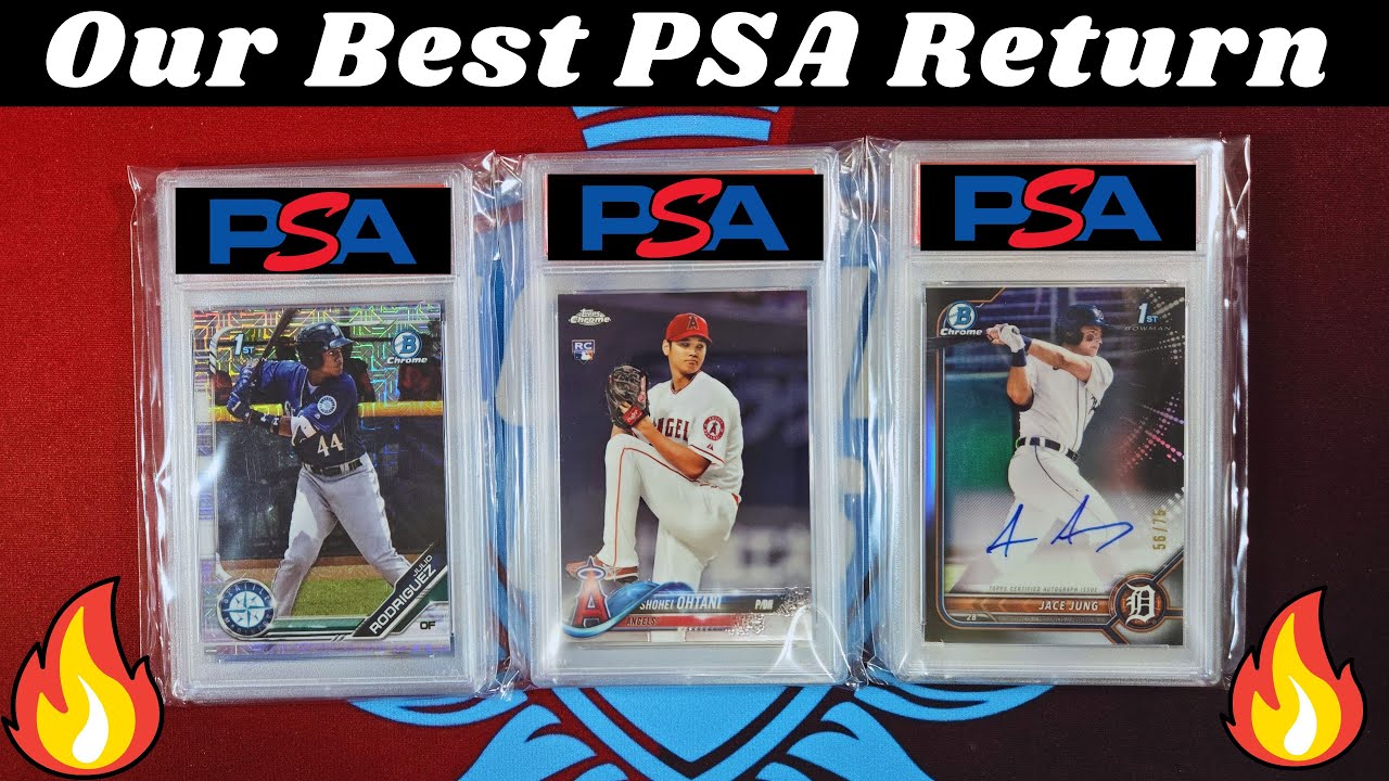OUR BEST PSA RETURN! Revealing Our 13 Card Submission to PSA! - YouTube