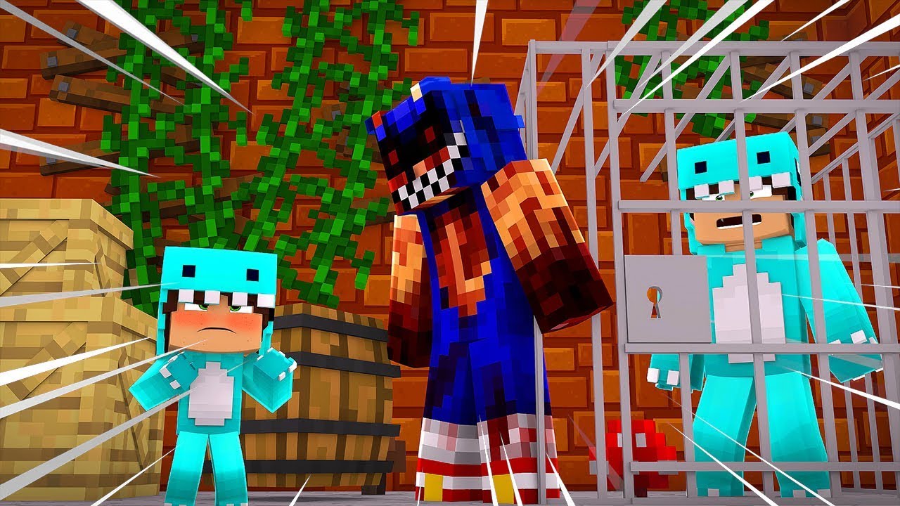 BEBE MILO RESCATA a PAPA MILO de SONIC.EXE 😱 MINECRAFT ROLEPLAY BEBE ...