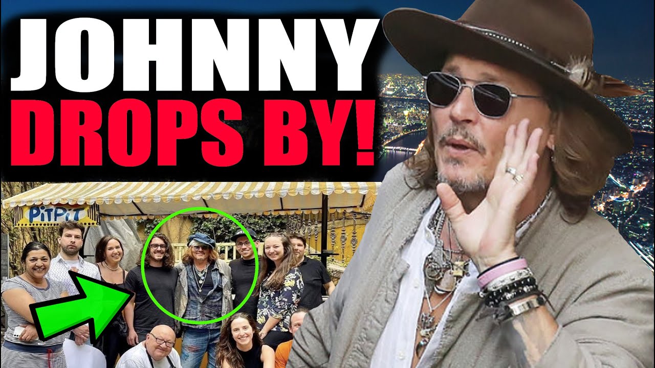 Johnny Depp Drops by and SHOCKS small restaurant! - YouTube