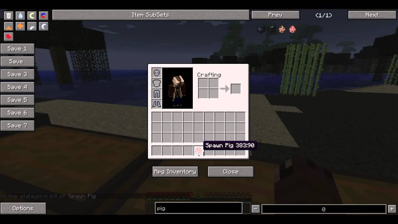 Minecraft Mod Showcase: RPG Inventory Mod 1.6.4 - YouTube