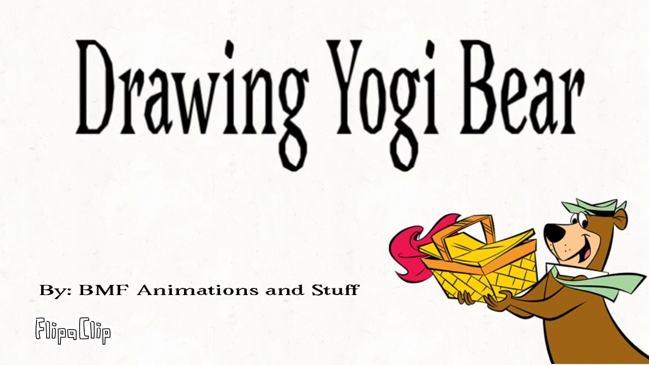 Drawing Yogi Bear - YouTube