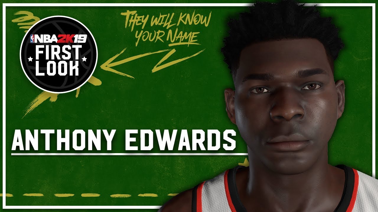 NBA 2K19 - How To Create Anthony Edwards (2020 Draft Class) - YouTube