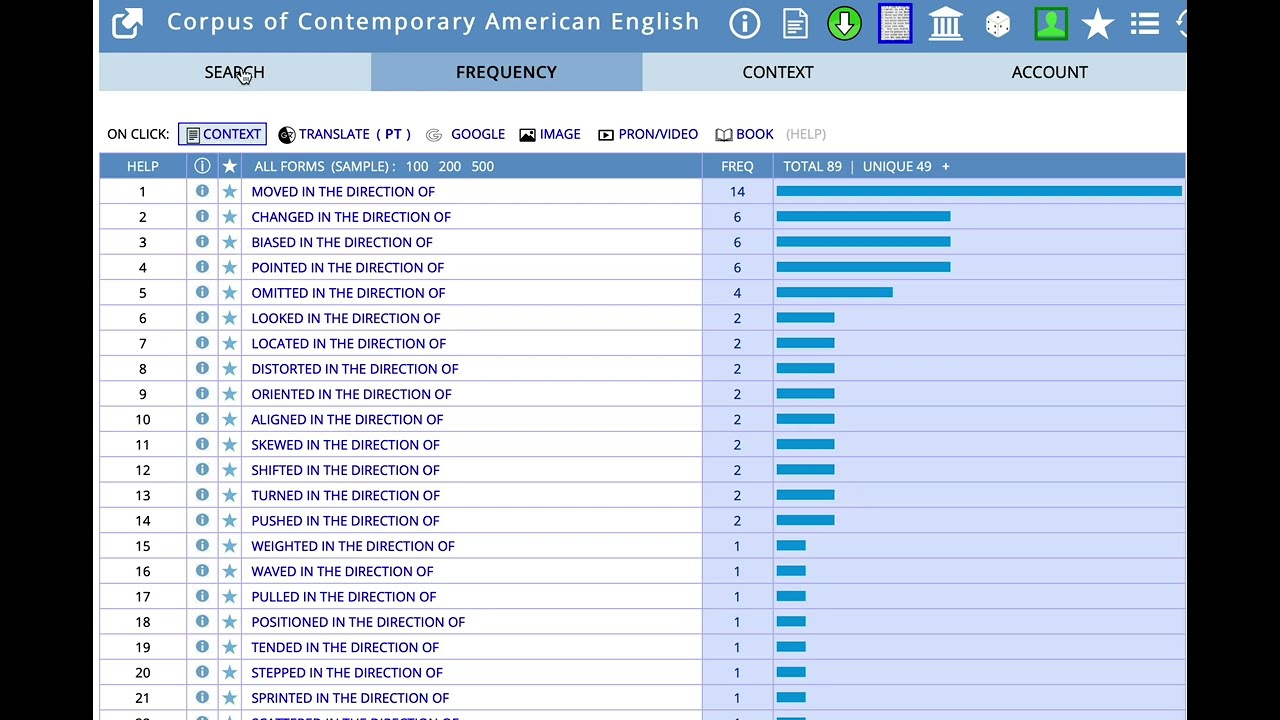 DukeWritesSuite ~ COCA: Doing advanced searches - YouTube