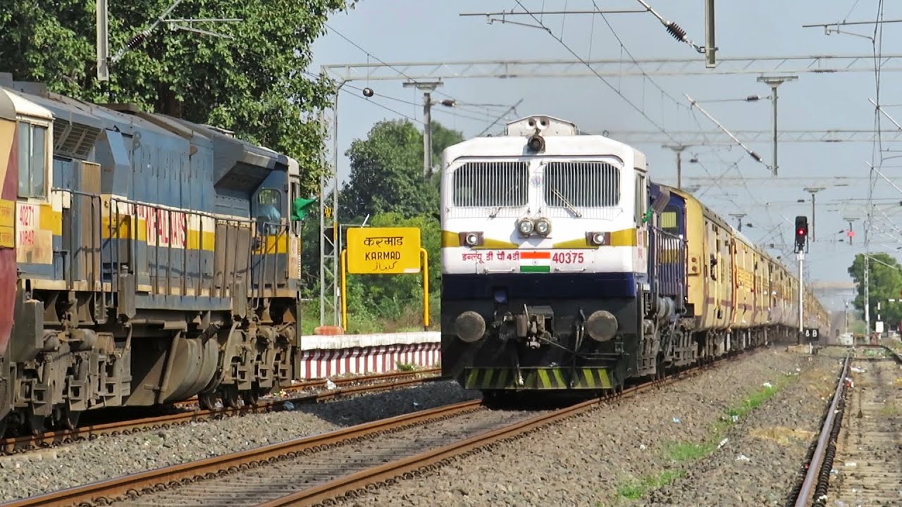 TAPOVAN crossing TAPOVAN 🔥 | Dual Cab EMD CLASH⚡ at KARMAD !! - YouTube