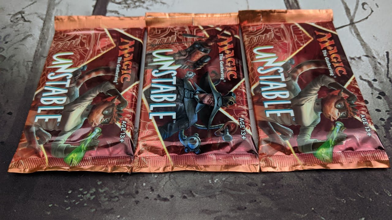 MTG - Unstable - A quickie of Unstable pack openings pt 11 - YouTube