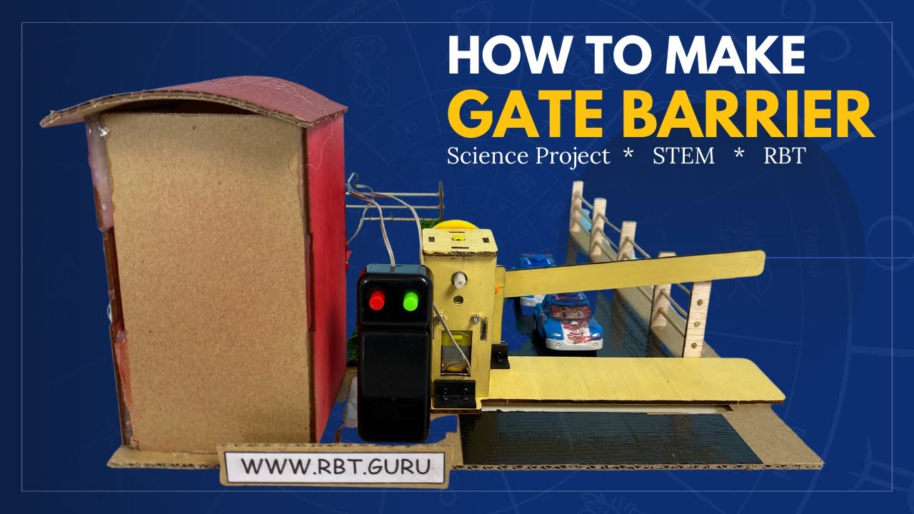 PR234 DIY Gate Barrier For School Project || Projek RBT Pagar Palang ...