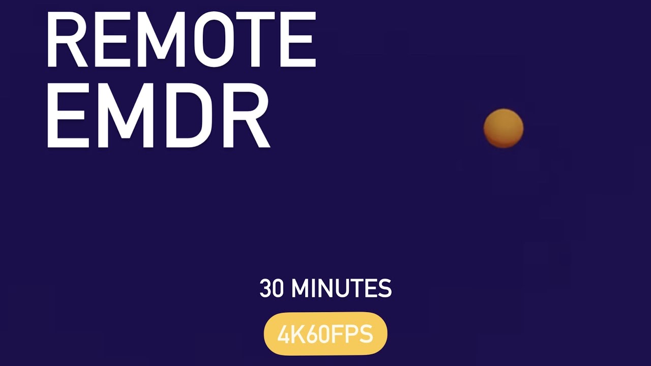 Remote EMDR: Visual and Auditory Bilateral Stimulation 4k 60FPS - YouTube