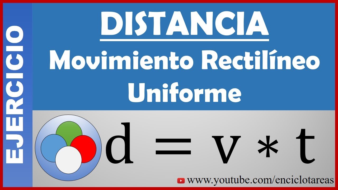 EJERCICIO RESUELTO DE DISTANCIA - Movimiento Rectilineo Uniforme (MRU ...
