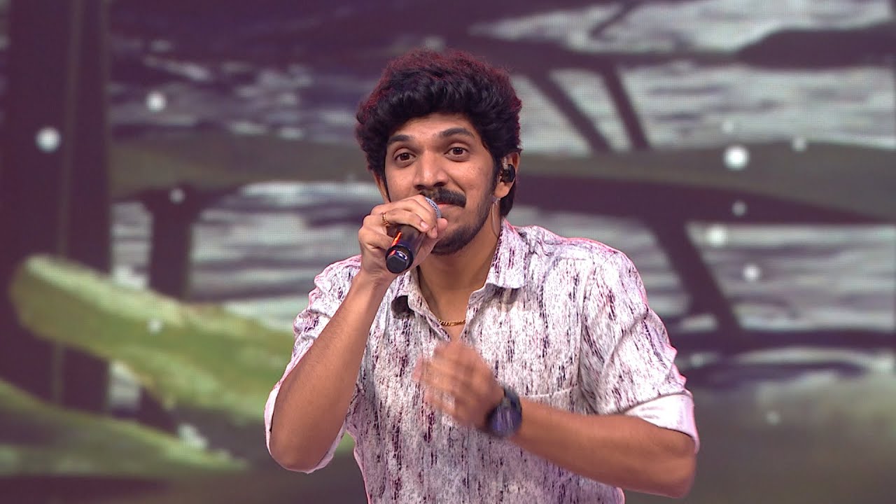 Un Paarvayil Oraayiram Song by #Vignesh 🥰😍 | Super singer 10 | Episode ...