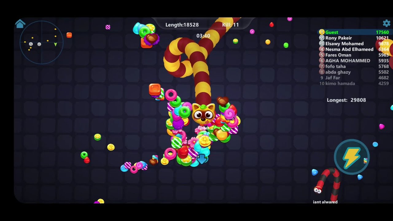 PERMAINAN ULAR CANDY SERU. - YouTube