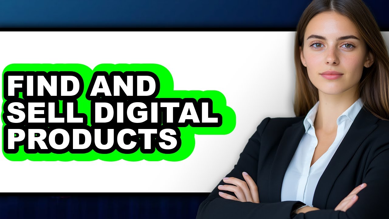 How to Find and Sell Digital Products (easy Method) - YouTube