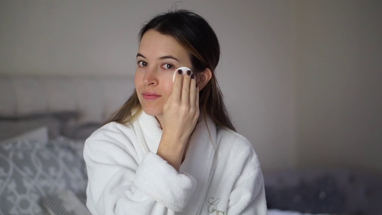Oh So Glam Morning + Night Skincare Routine - YouTube