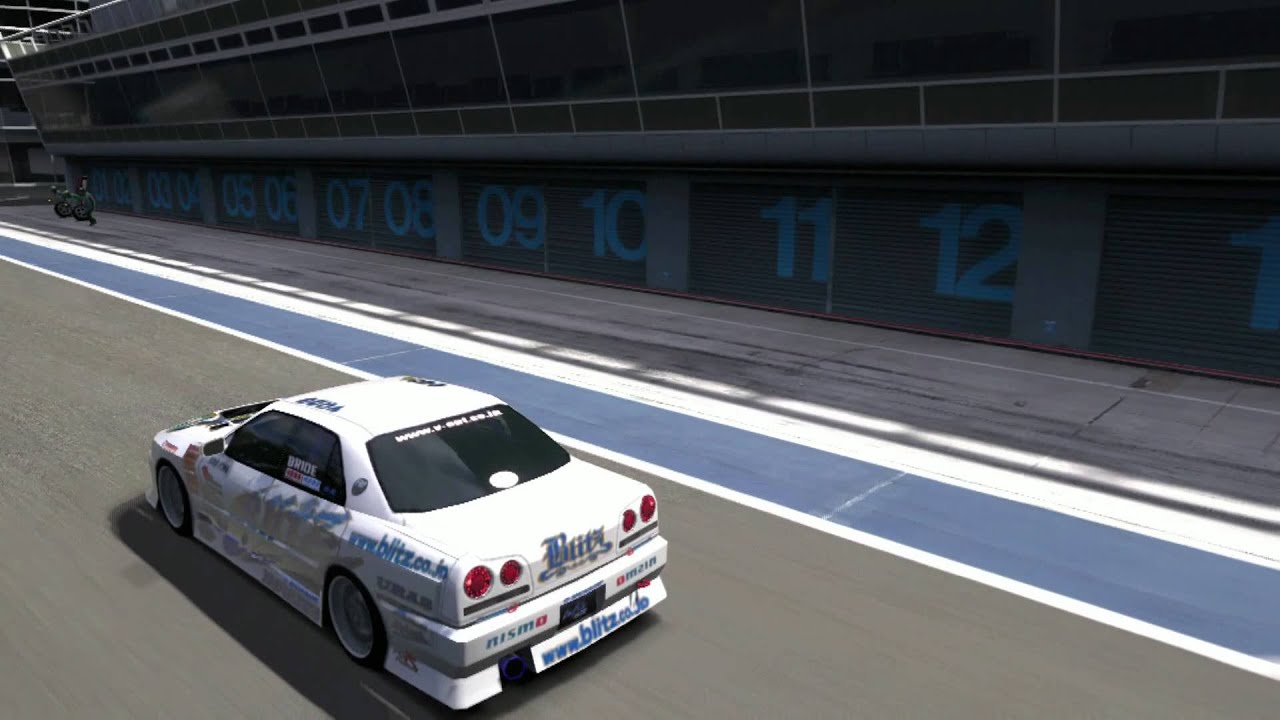 GT5 No,44 Nissan BLITZ ER34 D1 SPEC (D1GP) '04 解説デモ動画 - YouTube