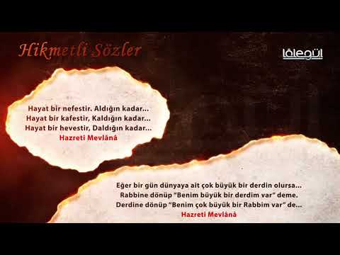 Hikmetli Sözler 8.Bölüm Lâlegül TV