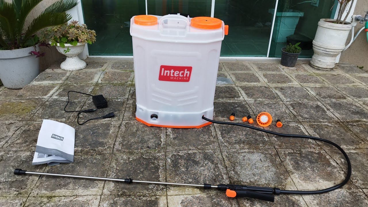 REVIEW PULVERIZADOR ELÉTRICO/À BATERIA INTECH MACHINE GPE2000 ...