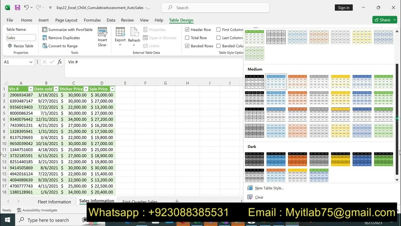 Exp22_Excel_Ch04_CumulativeAssessment_AutoSales | Excel Chapter 4 Cumulative Assessment Auto ...