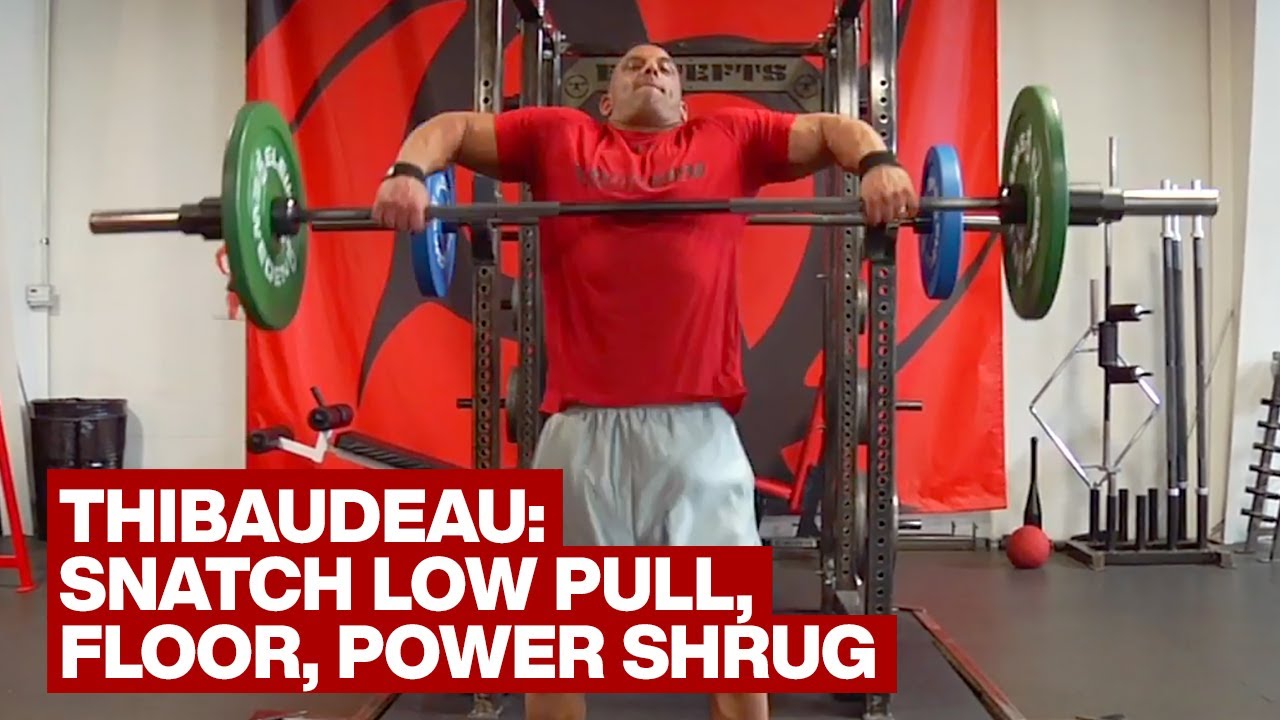 Snatch Low Pull from Floor with Power Shrug - YouTube