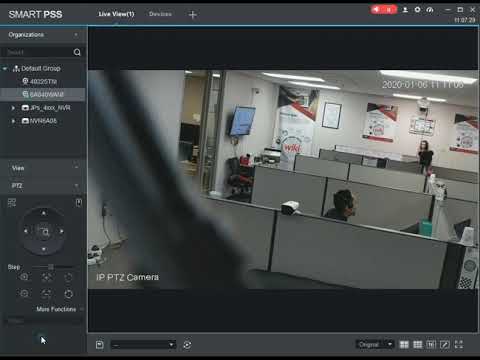 SmartPSS PTZ Light Wiper Setup - YouTube