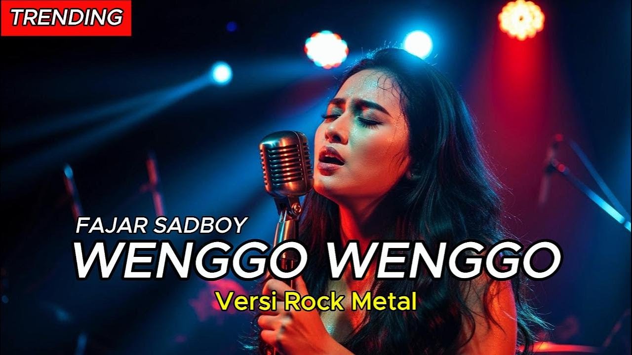 WENGGO WENGGO – FAJAR SADBOY 🎸 Rock Version | AI Cover by Nuansa Music ...