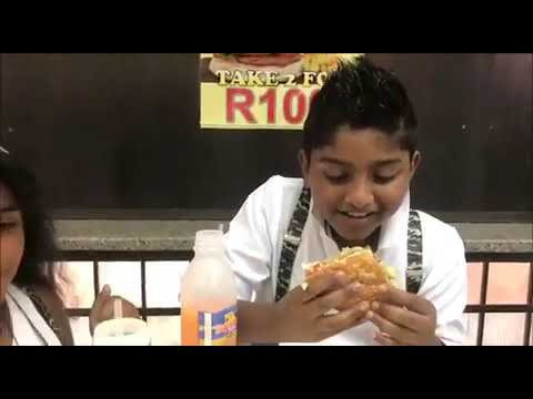 20cm MONSTER BURGER CHALLENGE!! Can Sam and Ali finish this burger?