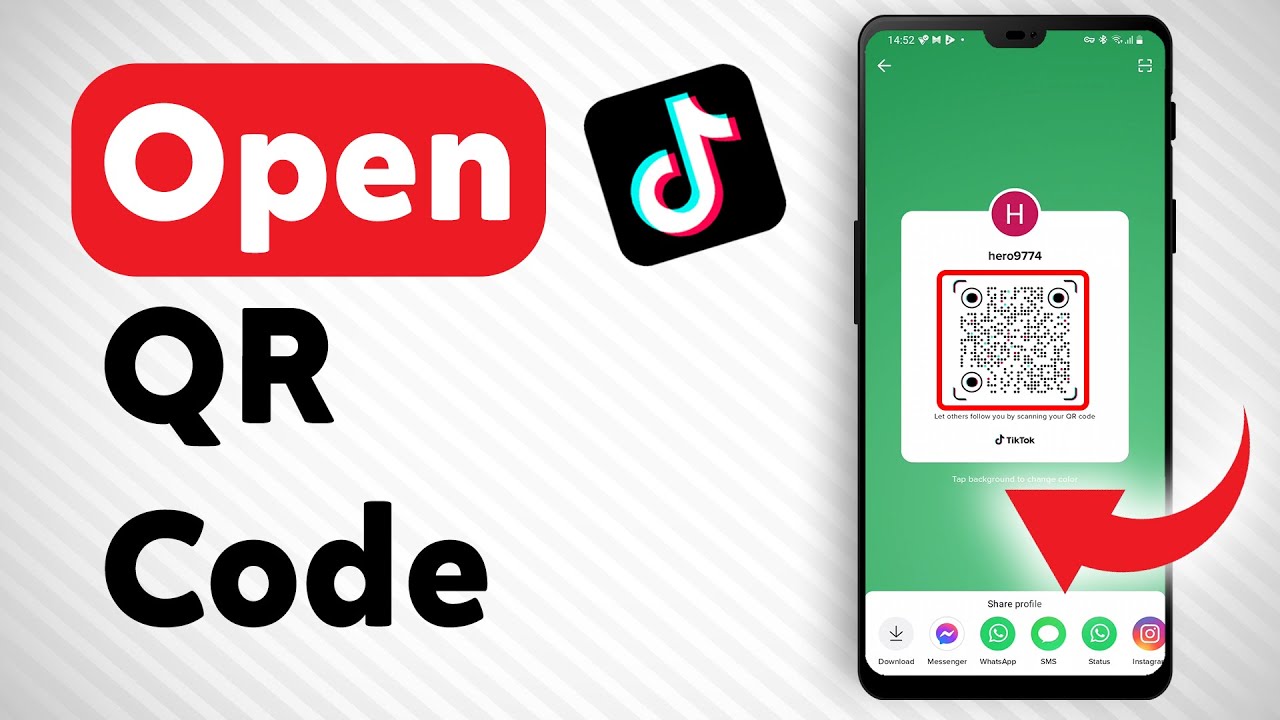 How To Open Your Tiktok QR Code - Full Guide - YouTube