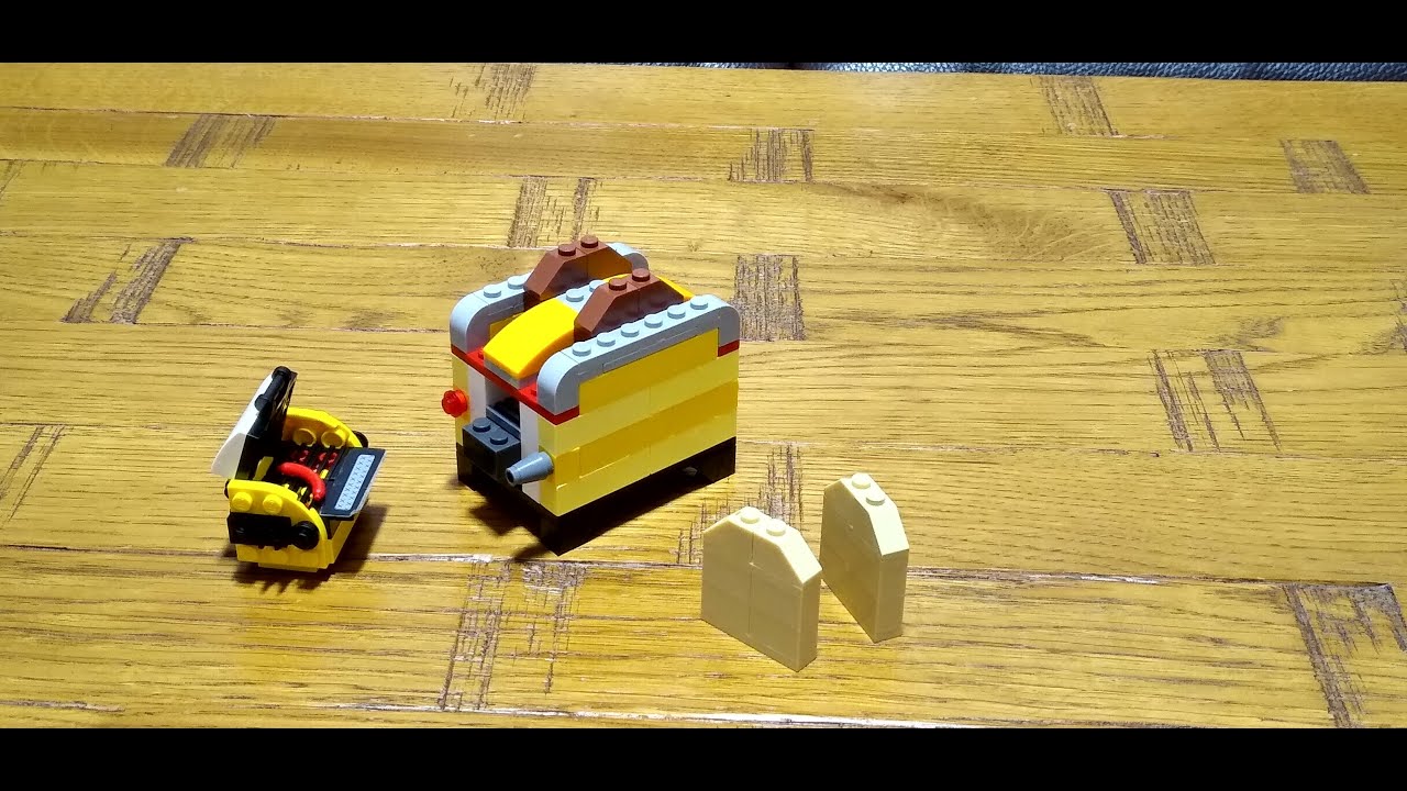 Making a mini Lego Barbecue Grill and a Bread Toaster in 4K UHD - YouTube