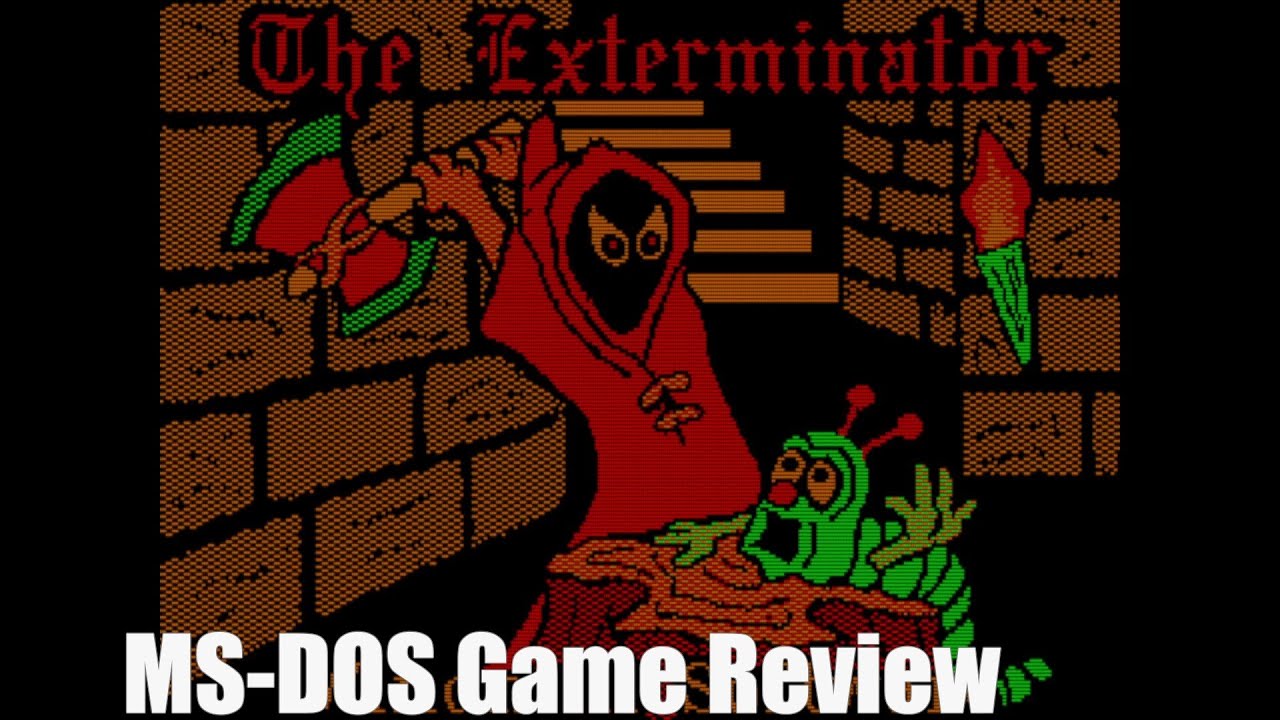 The Exterminator - 1983 - MS-DOS Game Review - YouTube