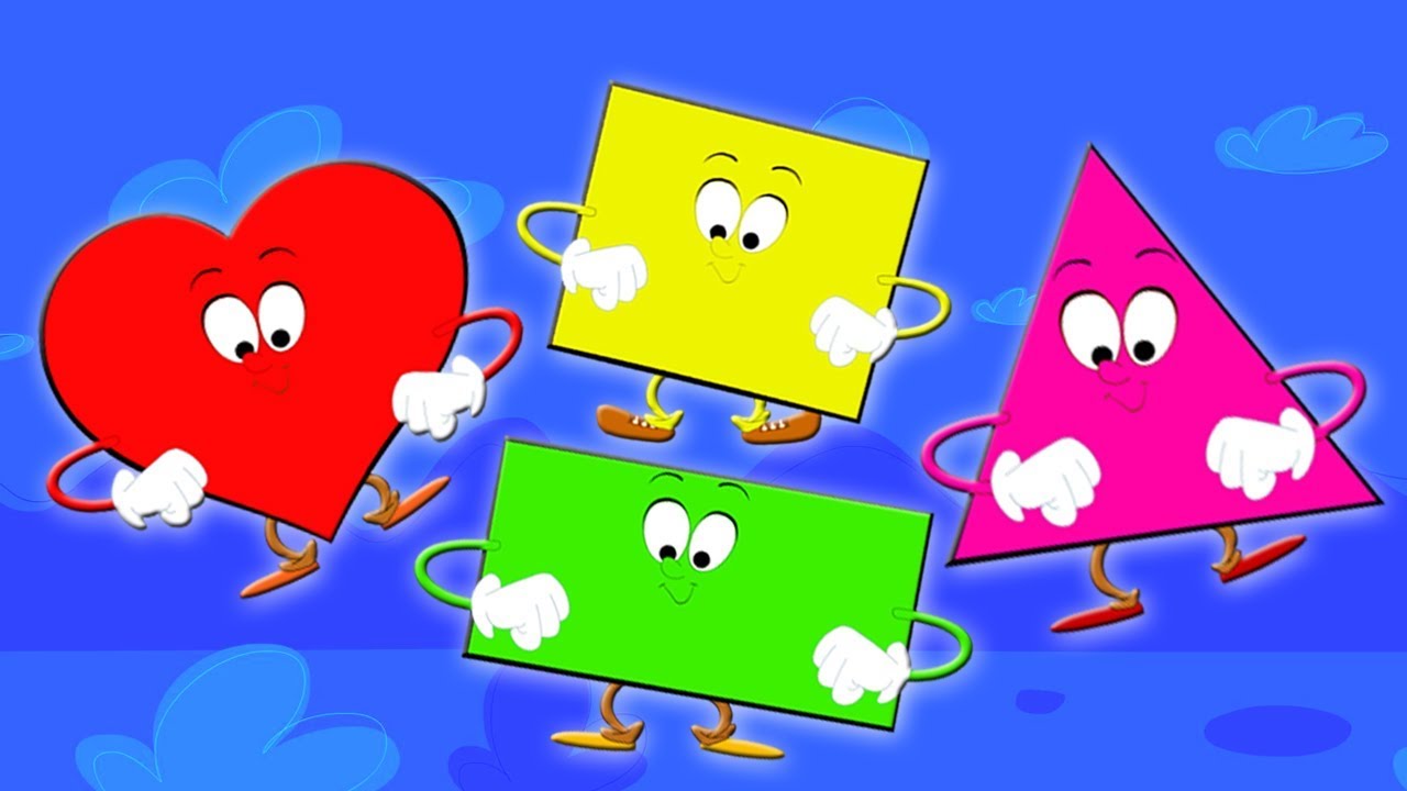 bentuk lagu | mengajar bentuk | lagu TK | Shapes Song For Kids | Learn ...