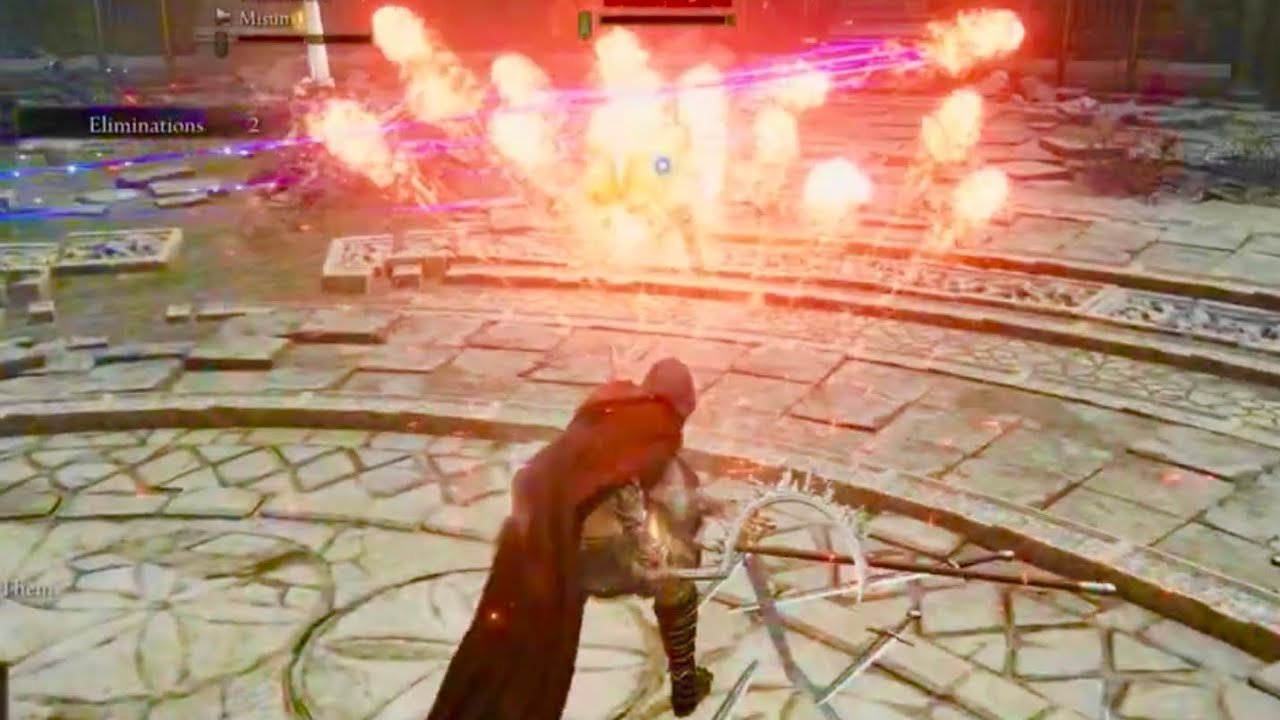 The Best Pyromancer In Elden Ring Colosseum Update - YouTube