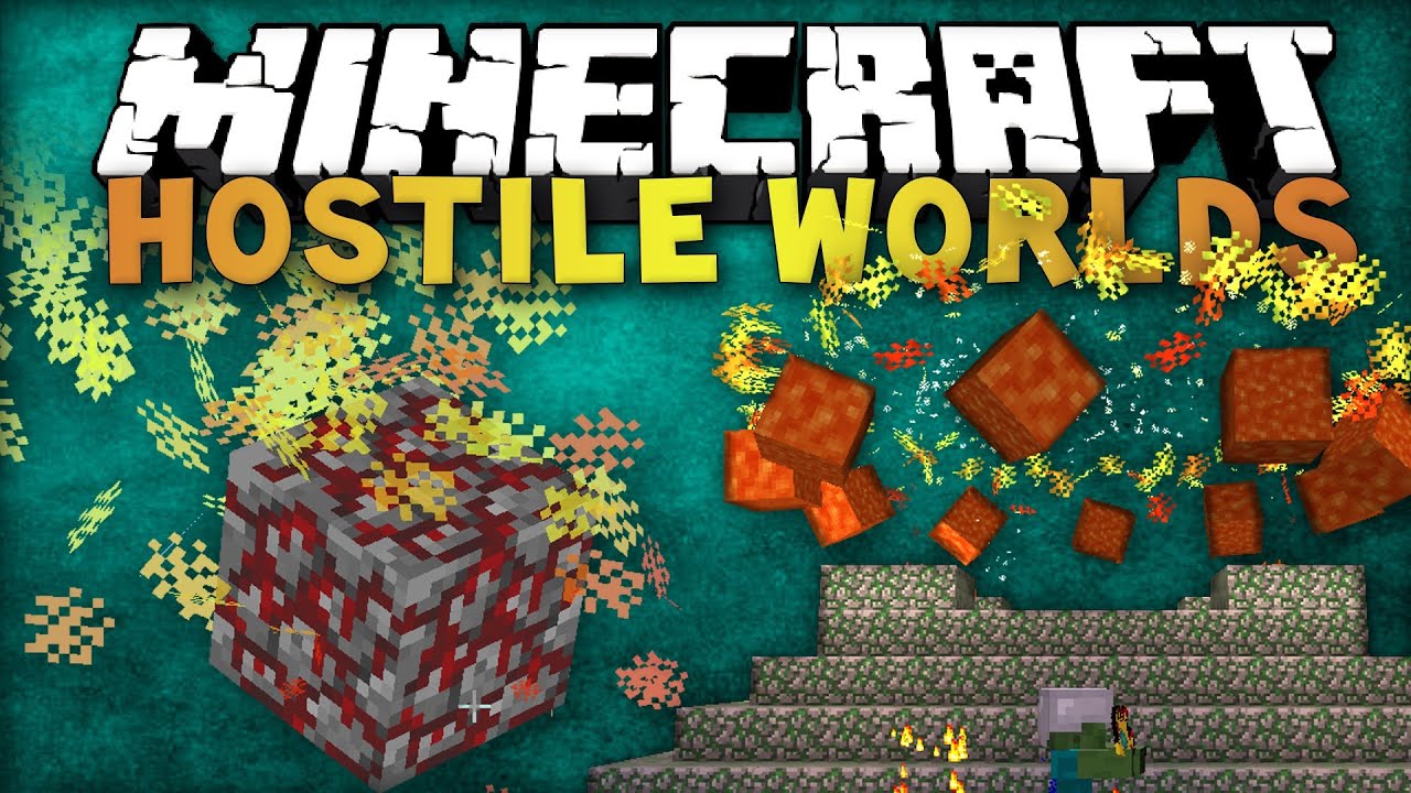 Minecraft - 1.5.2 - Hostile Worlds - Mod Review - Invasionen mit super ...