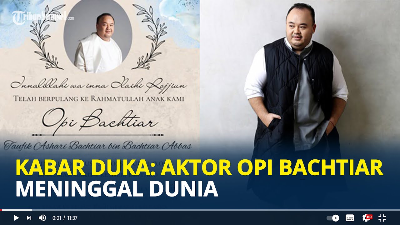 KABAR Duka Aktor dan Desainer Opi Bachtiar Meninggal Dunia, Alami ...