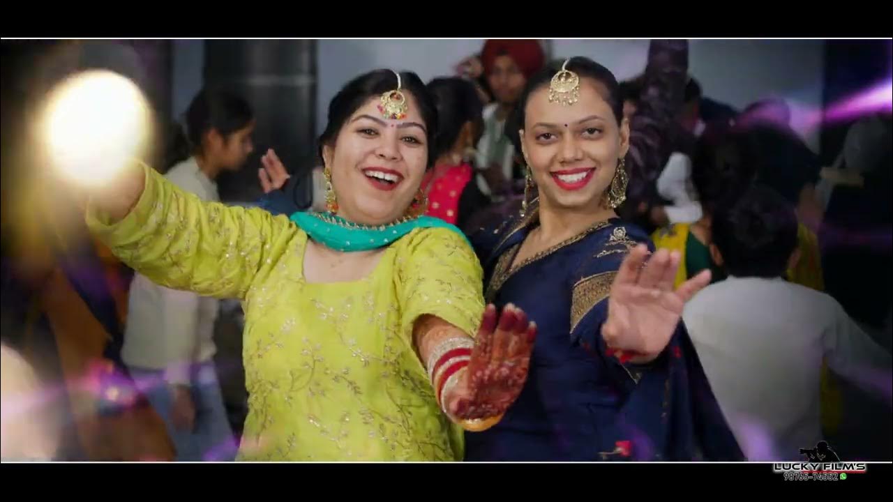 01jan.2024// wedding highlights.// Priyanka & Lovepreet// by lucky film's Nangal - YouTube