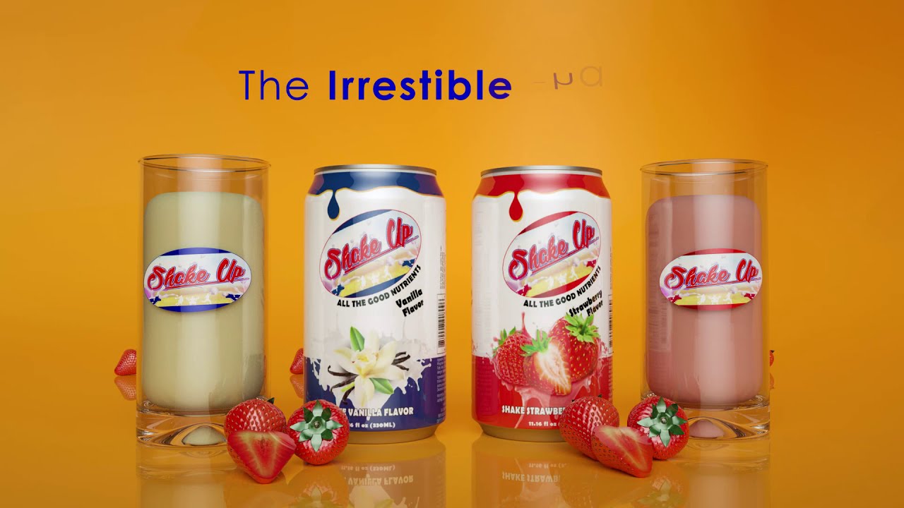 Product Visualization for SHAKE UP - by Creation Multimedia - YouTube