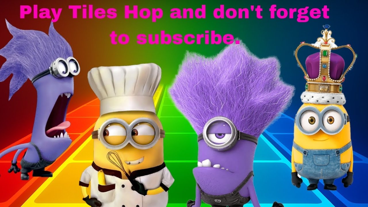 💃🎶😄 Minions Dancing on Tiles Hop! 🟨🎵🔥 - YouTube