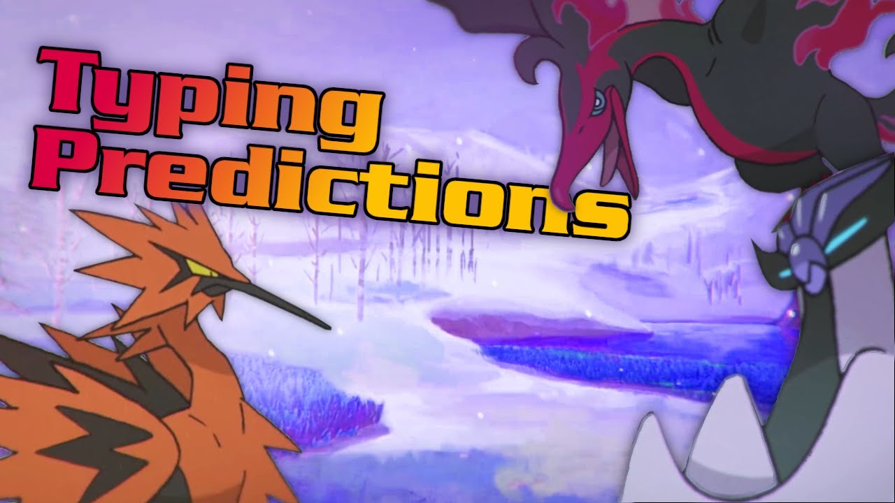 Galarian Form Legendary Bird Pokémon Typing Predictions | Crown Tundra ...