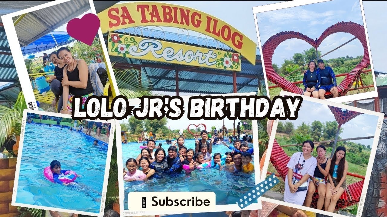 Konting palamig lang sa TABING ILOG RESORT | Lolo Jr's birthday! 🎉🎂 ...