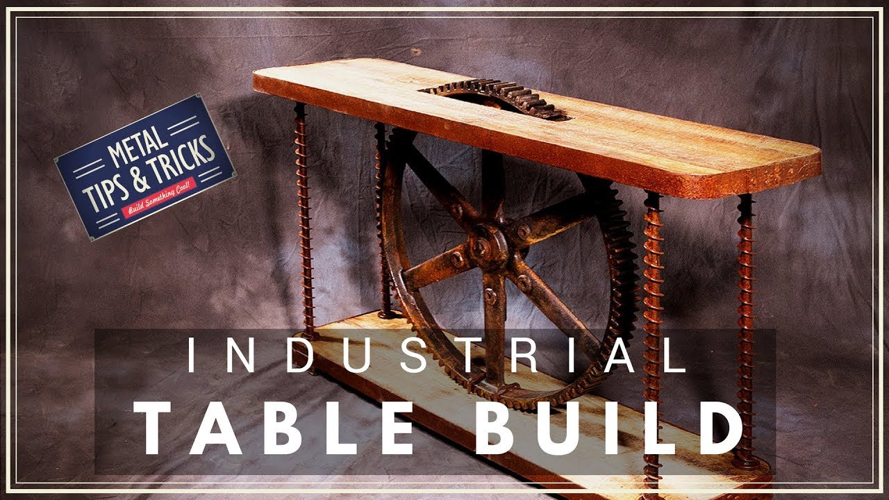 How to make a table using a gear - YouTube